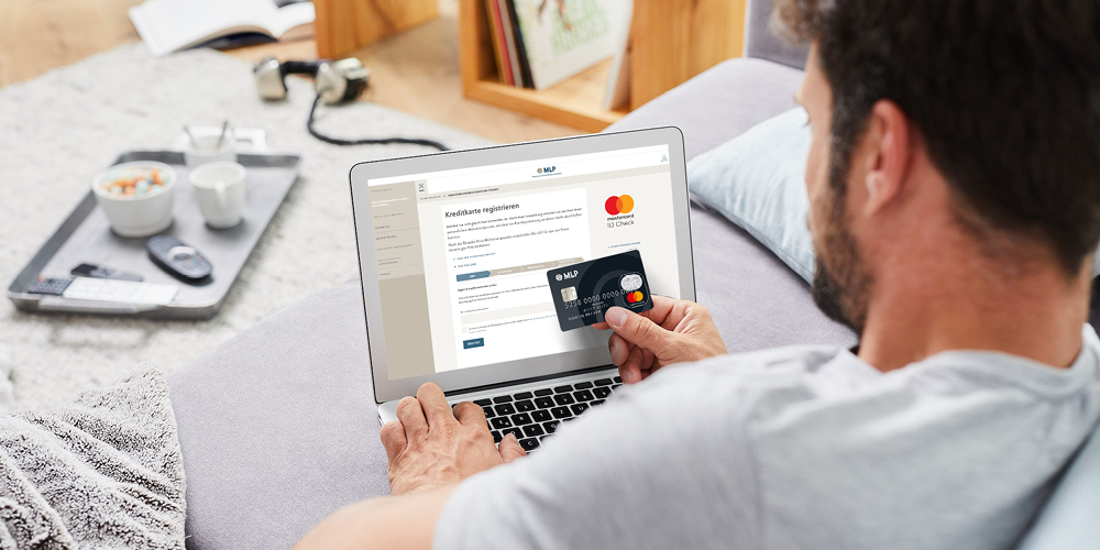 Mit der MLP Kreditkarte sicher online einkaufen